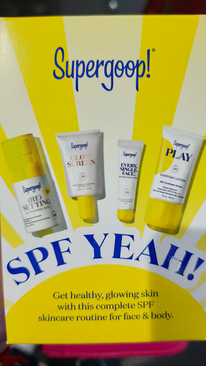 Supergoop SPF YEAH set – Glitznglamsg